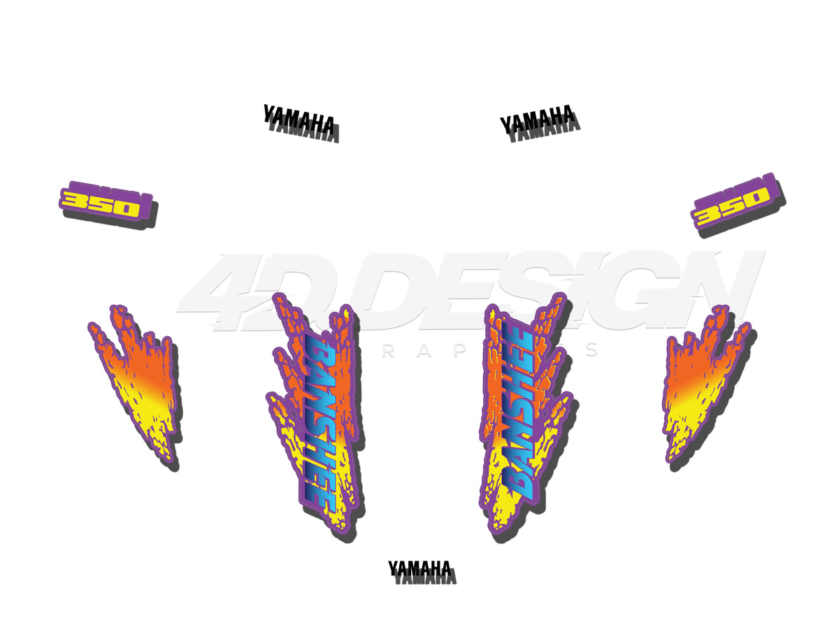 YAMAHA BANSHEE 1995 - GRAPHICS – 4DDesign