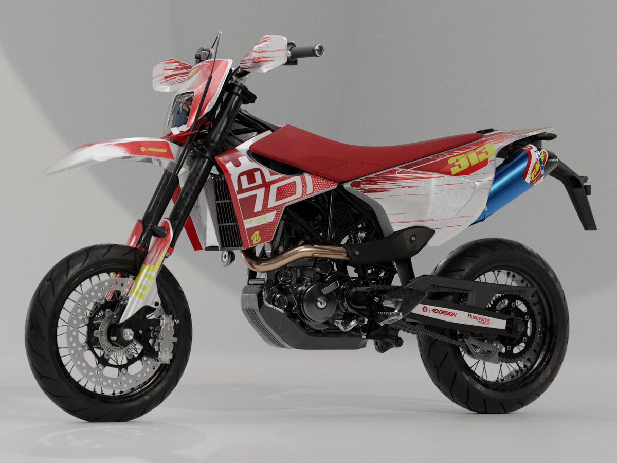 HUSQVARNA 701 GRAPHICS - GRADIENTE (RED) – 4DDesign