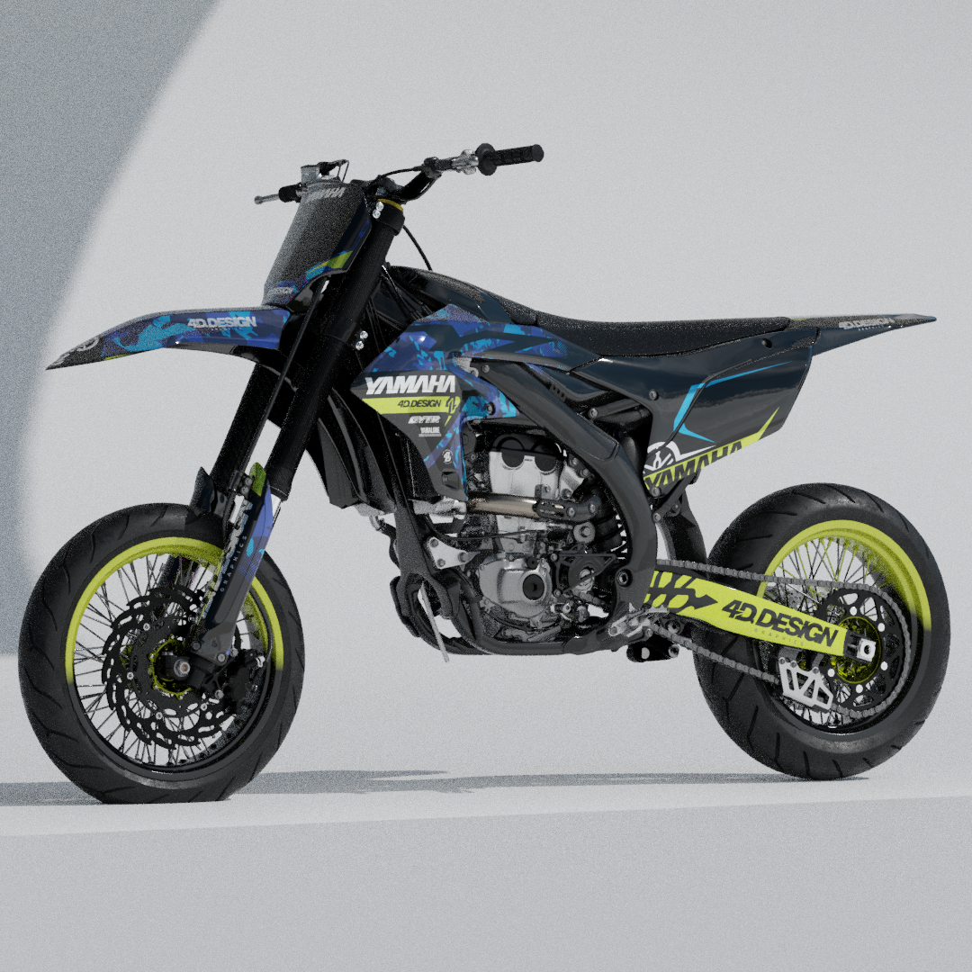 YAMAHA YZ450F GRAPHICS KIT - CAMOGRAF – 4DDesign