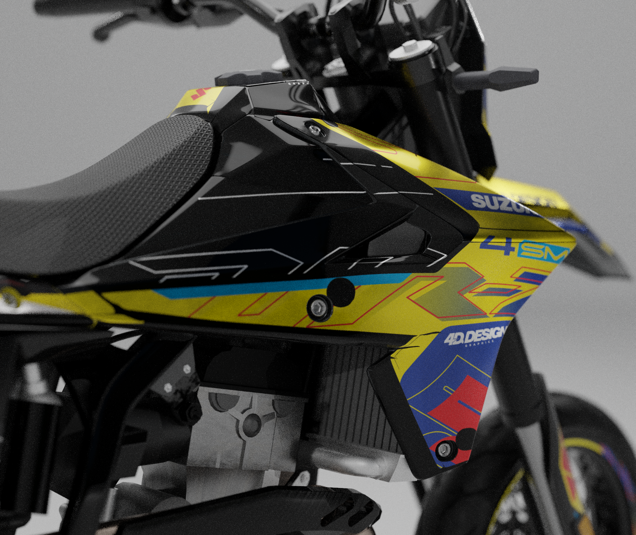 drz400sm graphics kit - 11 – 4DDesign