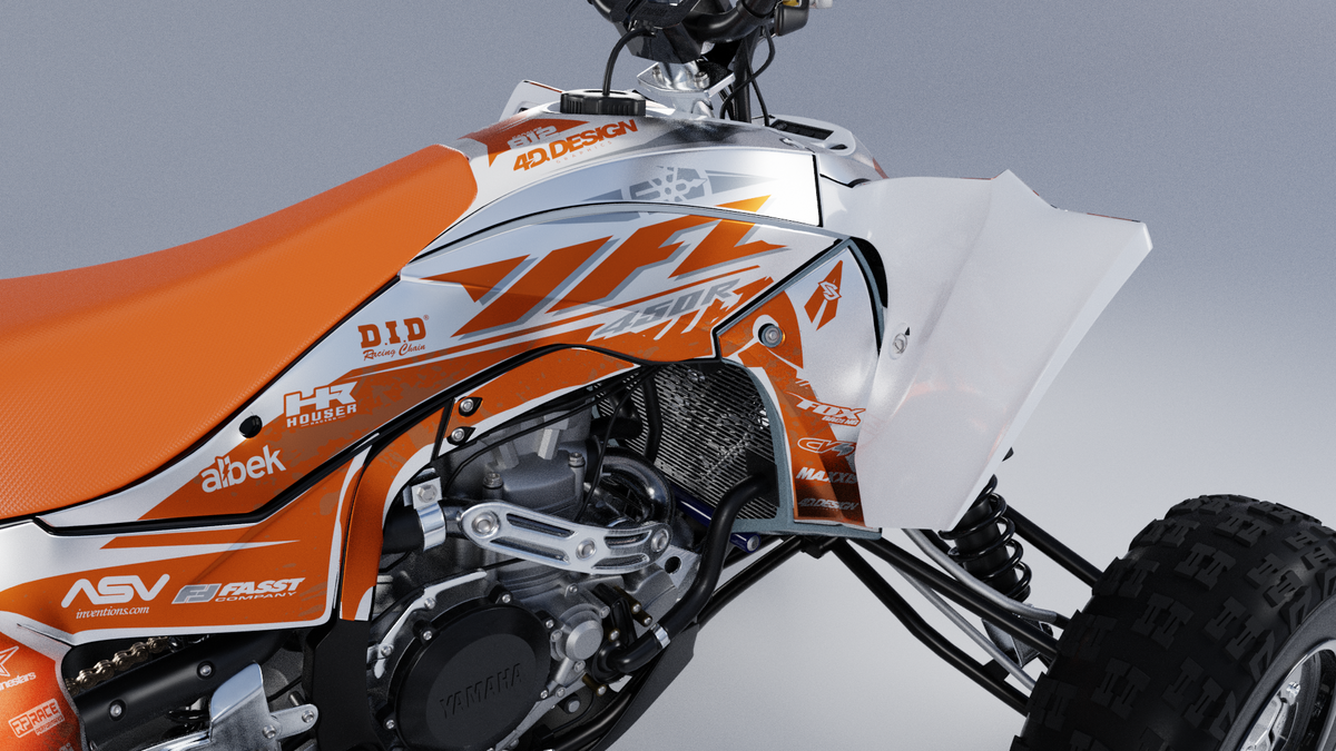 GRAPHICS KIT FOR YFZ 450 – 4DDesign