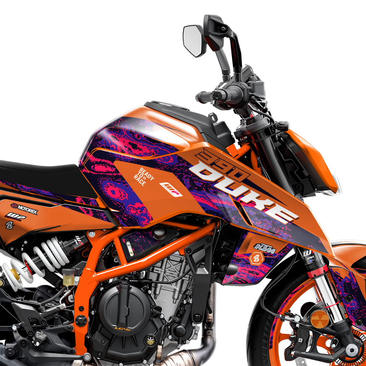 KTM DUKE 390 GRAPHICS KIT – DK06 – 4DDesign