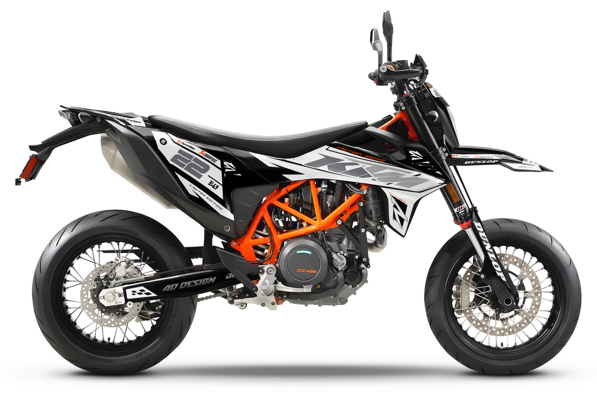 KTM 690 SMC-R FULL GRAPHICS KIT – 4DDesign