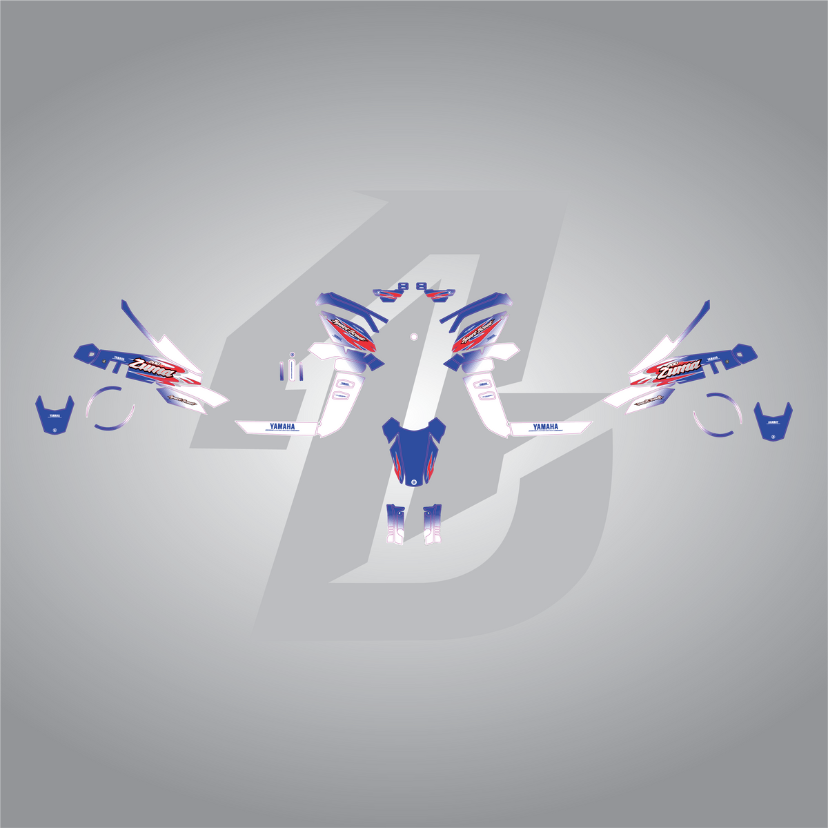 ZCH - YAMAHA ZUMA/CHUMA 125+ GRAPHICS KIT – 4DDesign