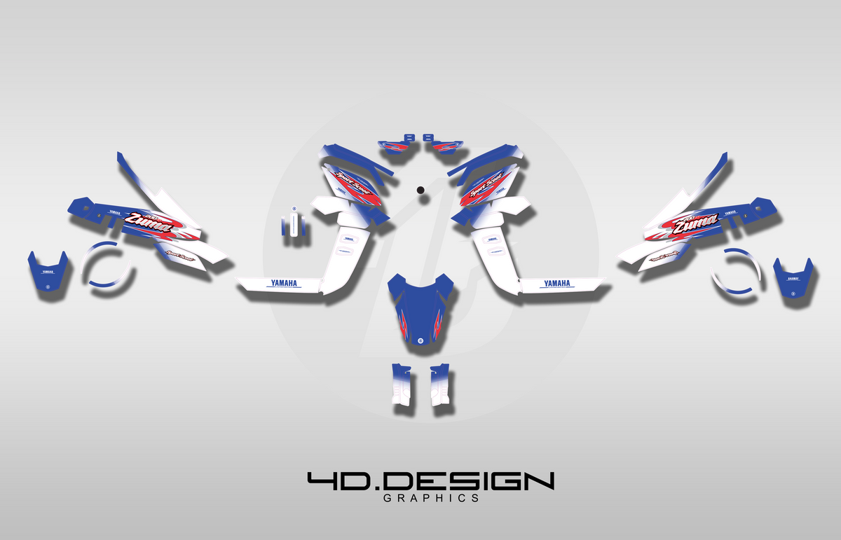 Z02- YAMAHA ZUMA_CHUMA GRAPHICS KIT – 4DDesign