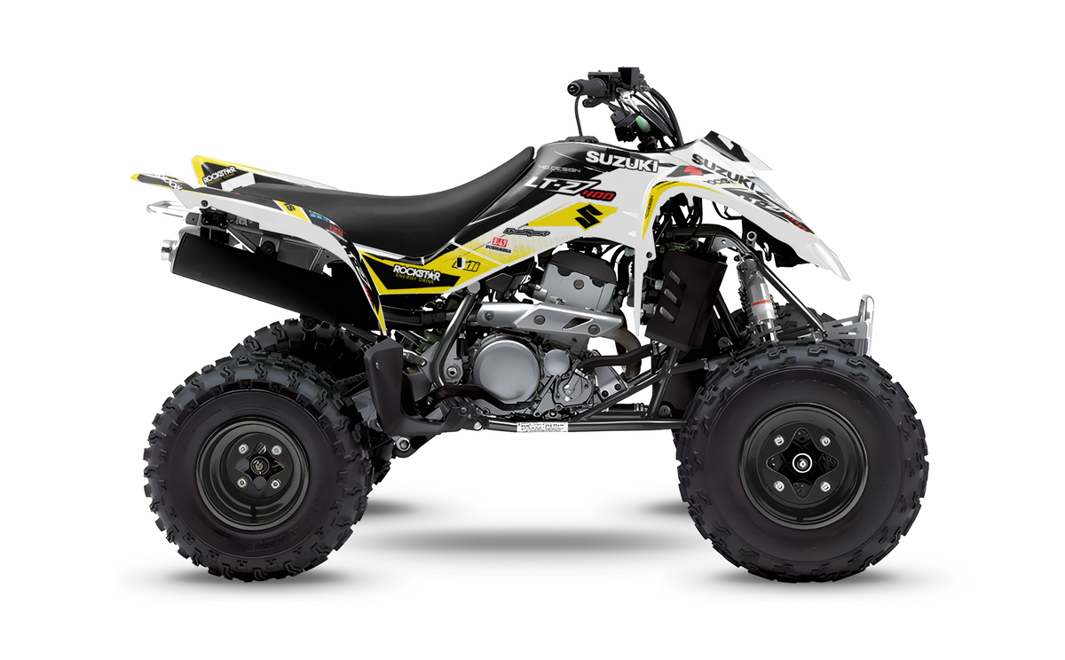 SUZUKI LTZ 400 GRAPHICS KIT. ALL MODEL ATV GRAPHICS AVAILABLE. CUSTOM ...