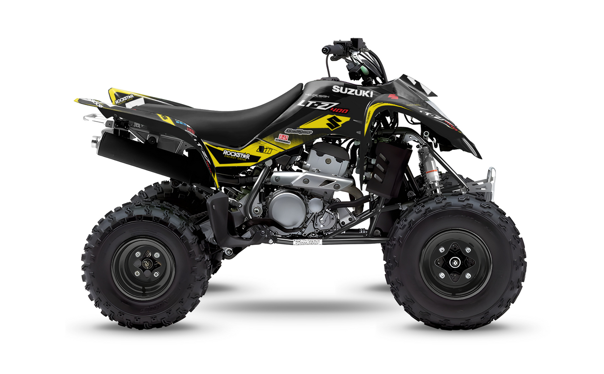 SUZUKI LTZ 400 GRAPHICS KIT. ALL MODEL ATV GRAPHICS AVAILABLE. CUSTOM ...