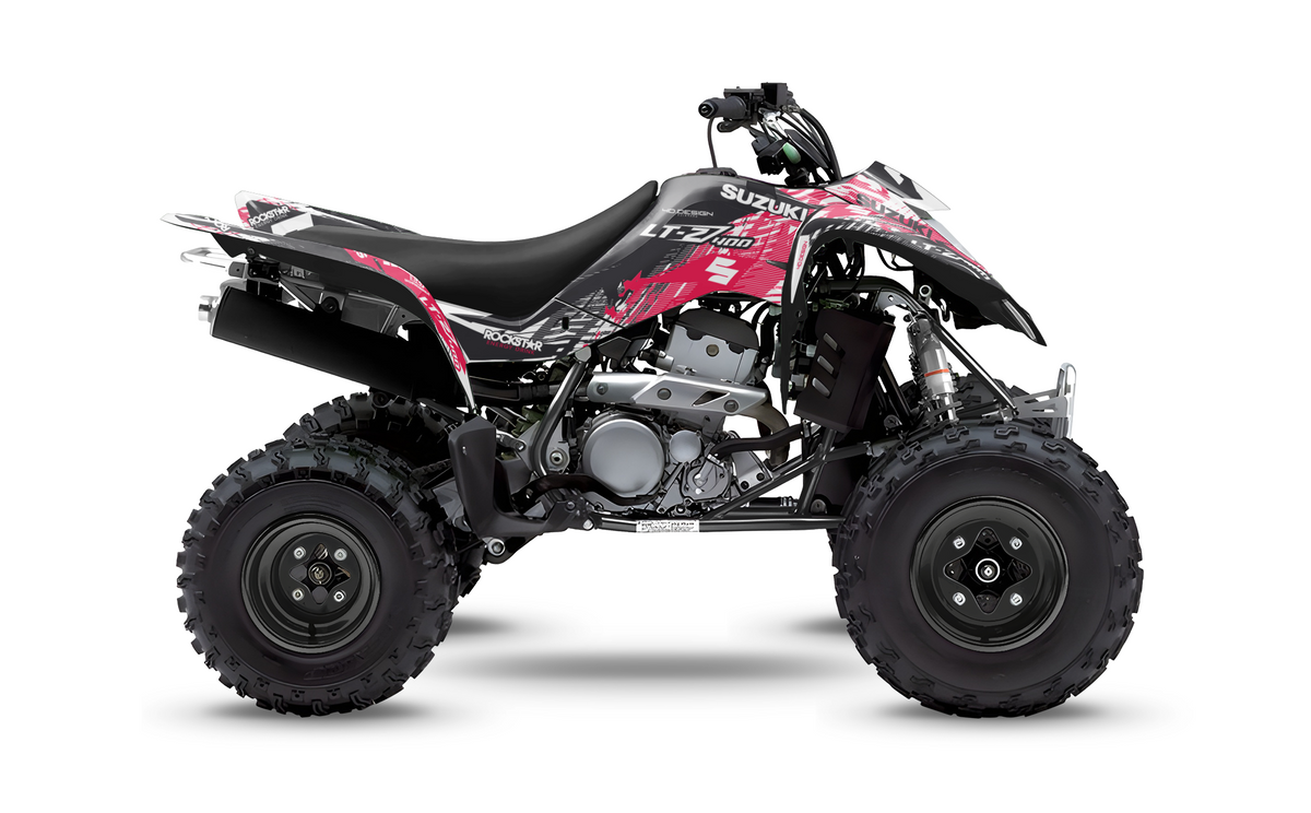SUZUKI LTZ 400 GRAPHICS KIT. ALL MODEL ATV GRAPHICS AVAILABLE. CUSTOM ...