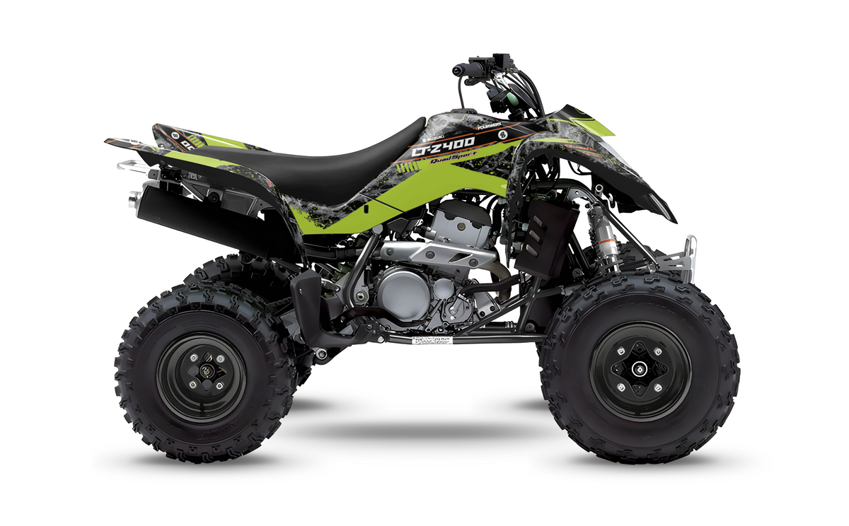 SUZUKI LTZ 400 GRAPHICS KIT. ALL MODEL ATV GRAPHICS AVAILABLE. CUSTOM ...