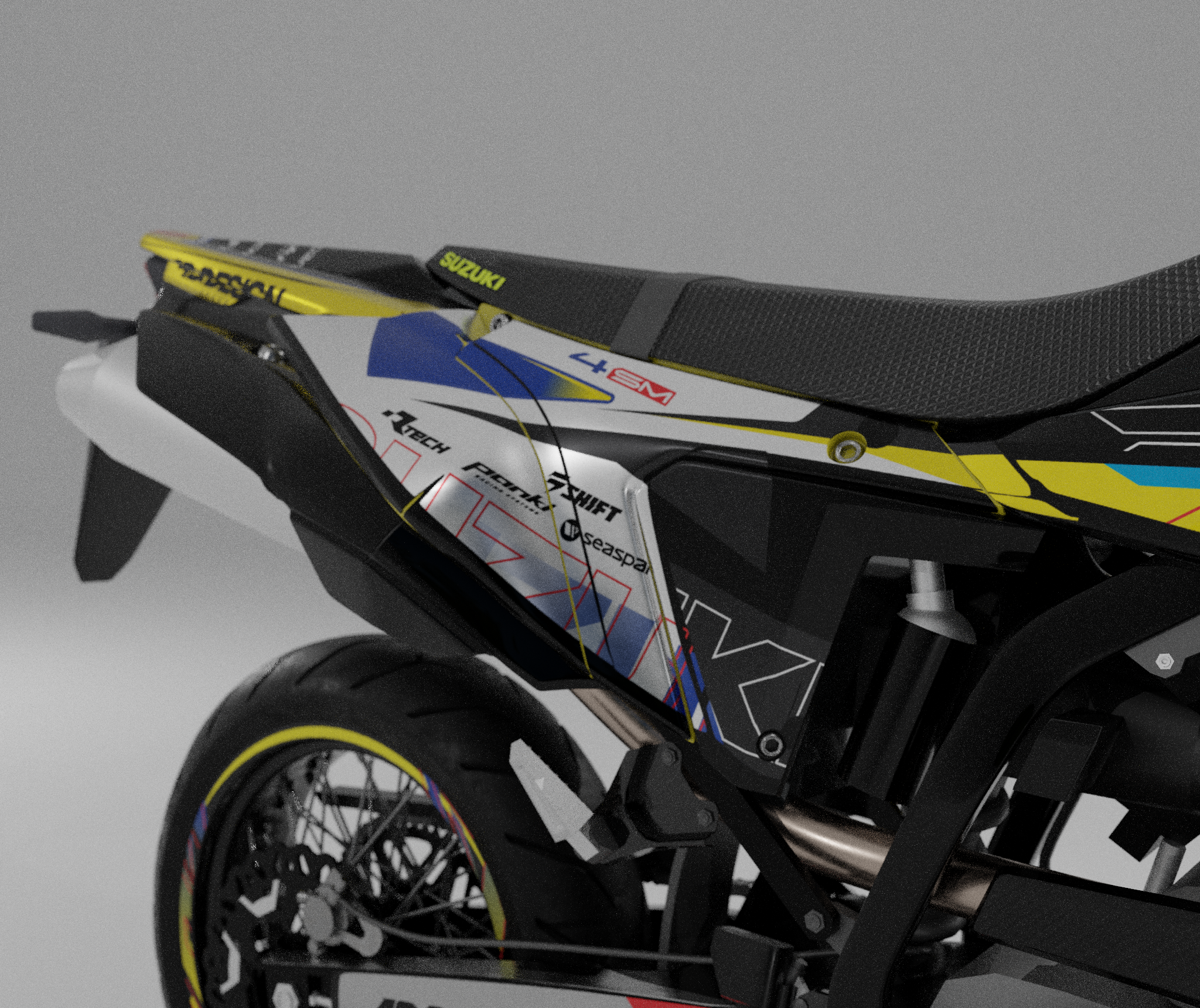 drz400sm graphics kit - 11 – 4DDesign