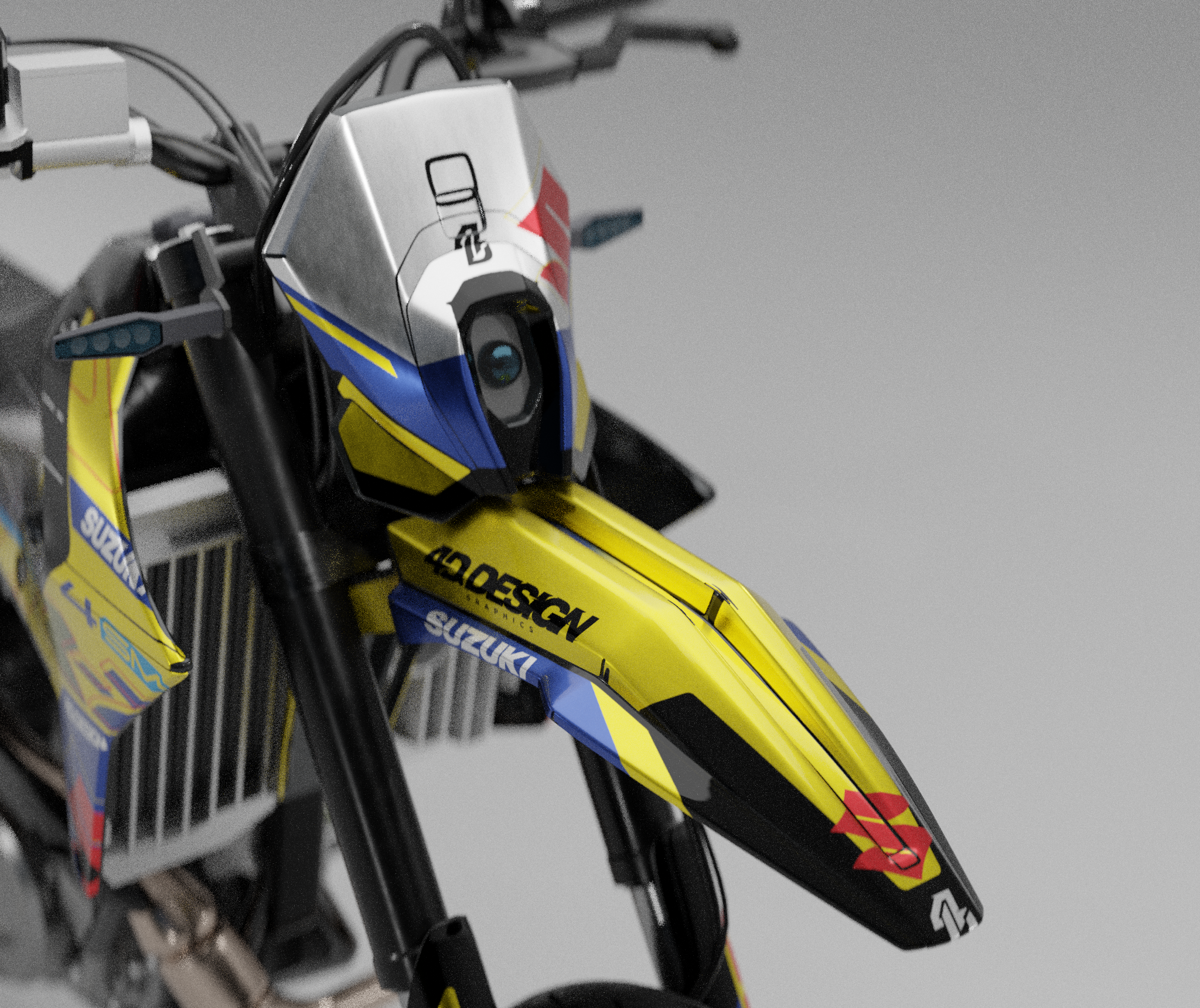 drz400sm graphics kit - 11 – 4DDesign