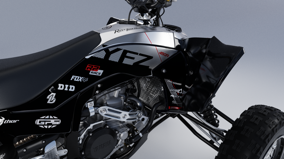 GRAPHICS KIT FOR YFZ 450 - ALL YEARS – 4DDesign