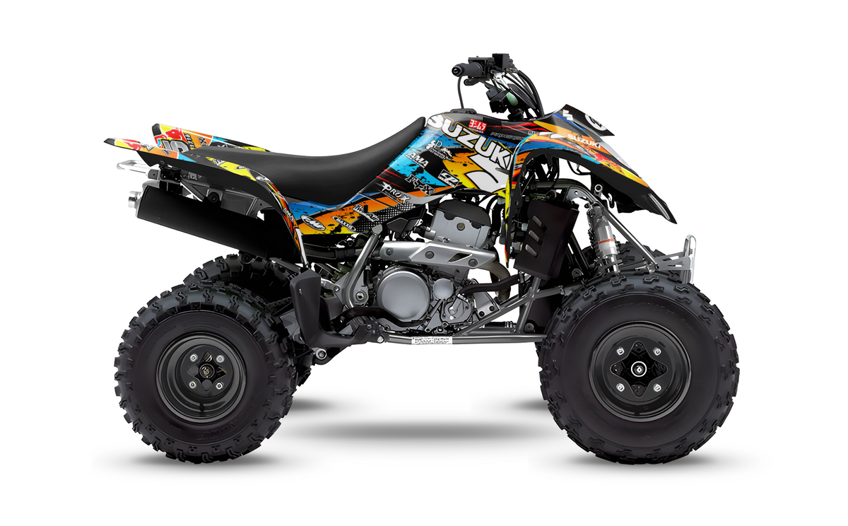 SUZUKI LTZ 400 GRAPHICS KIT. ALL MODEL ATV GRAPHICS AVAILABLE. CUSTOM ...